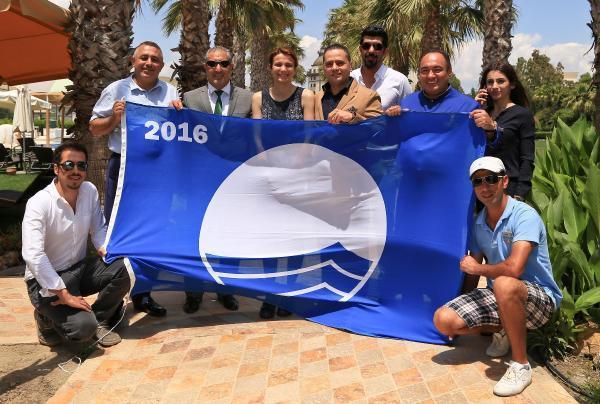 Antalya Haberleri - Mardan Palace Otel, mavi bayrağı göndere çekti ...