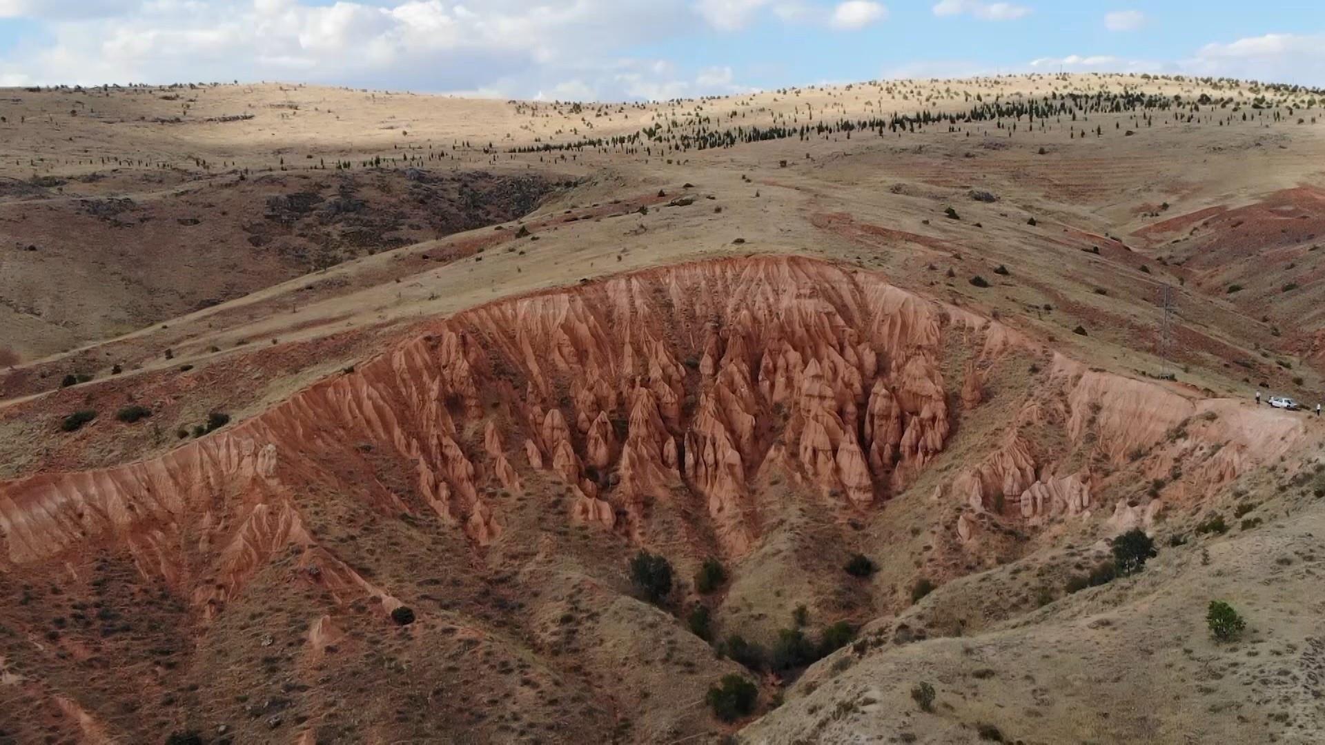 Kırıkkale'nin Hasandede ‘Peri Bacaları’ - Seyahat Haberleri