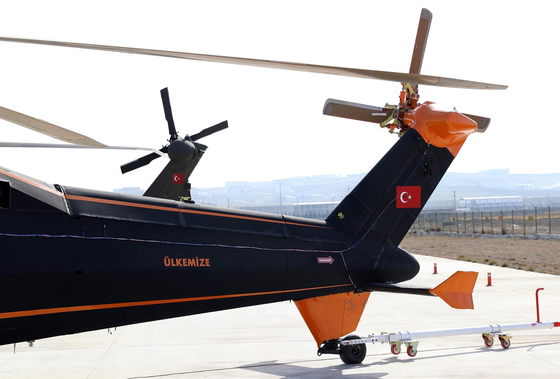 T629 helikopterinin insansız ve elektrikli ön prototipi ilk kez ...