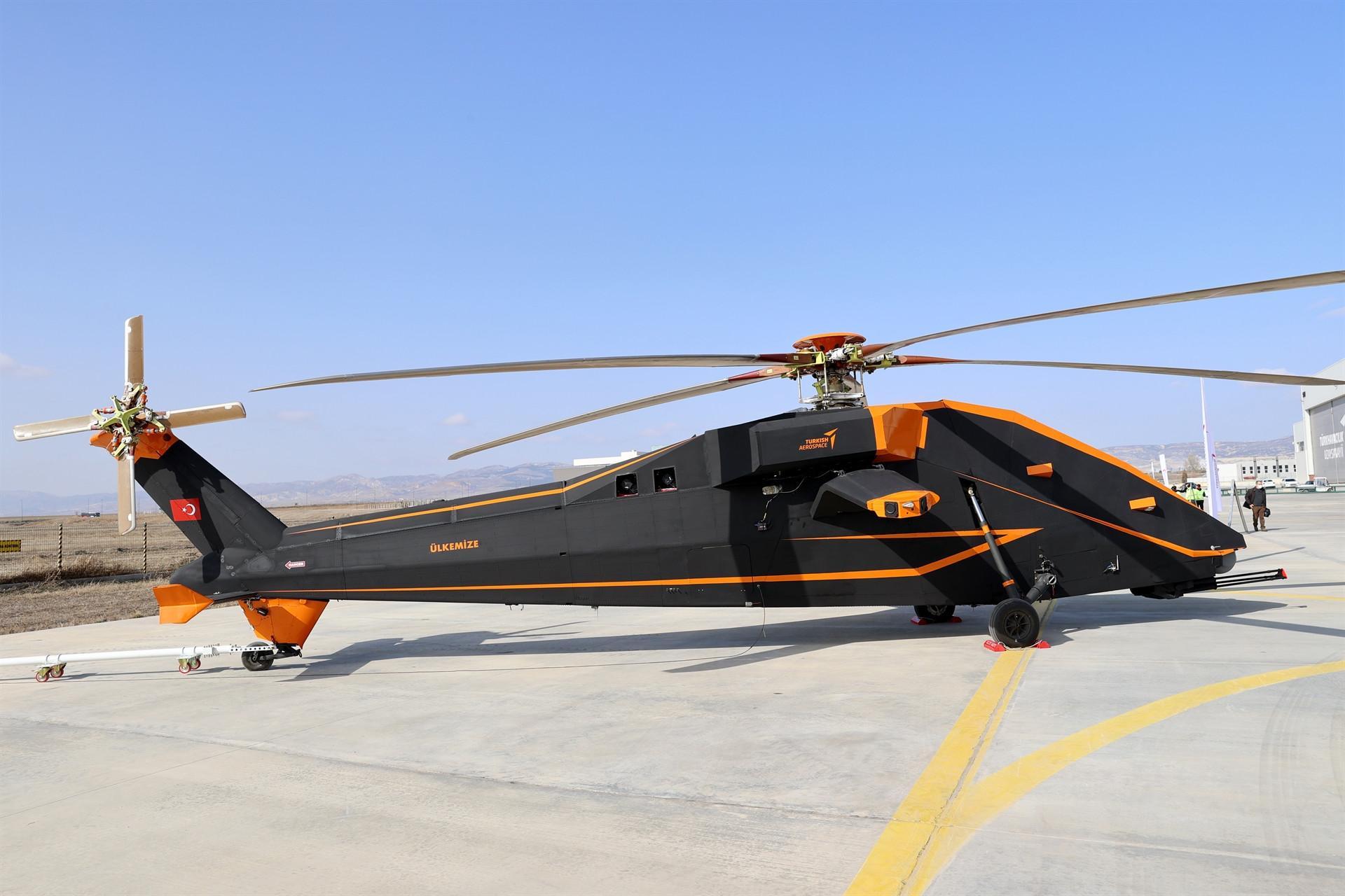 T629 helikopterinin insansız ve elektrikli ön prototipi ilk kez ...