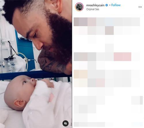 Eski futbolcu ve TV yıldızı Ashley Cainile kendisi de bir TV yıldızı ...