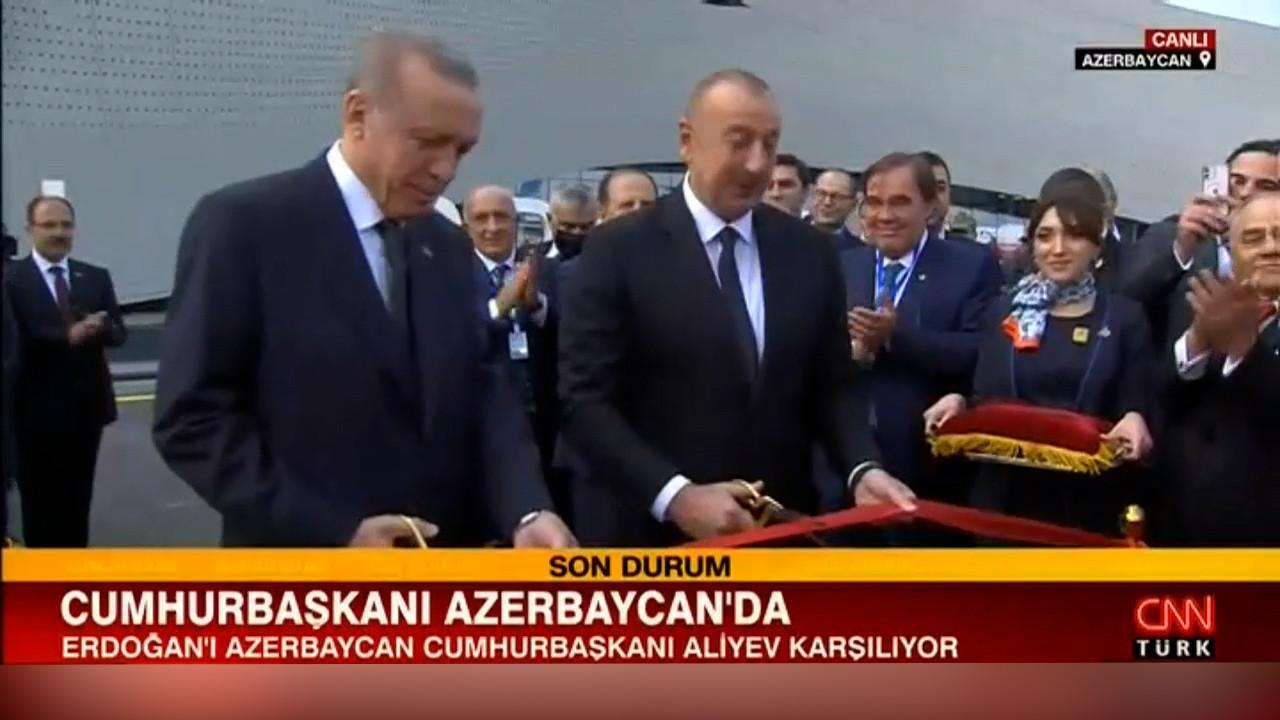 Zengilan Uluslararası Havaalanı’nın açılış töreni... Cumhurbaşkanı ...