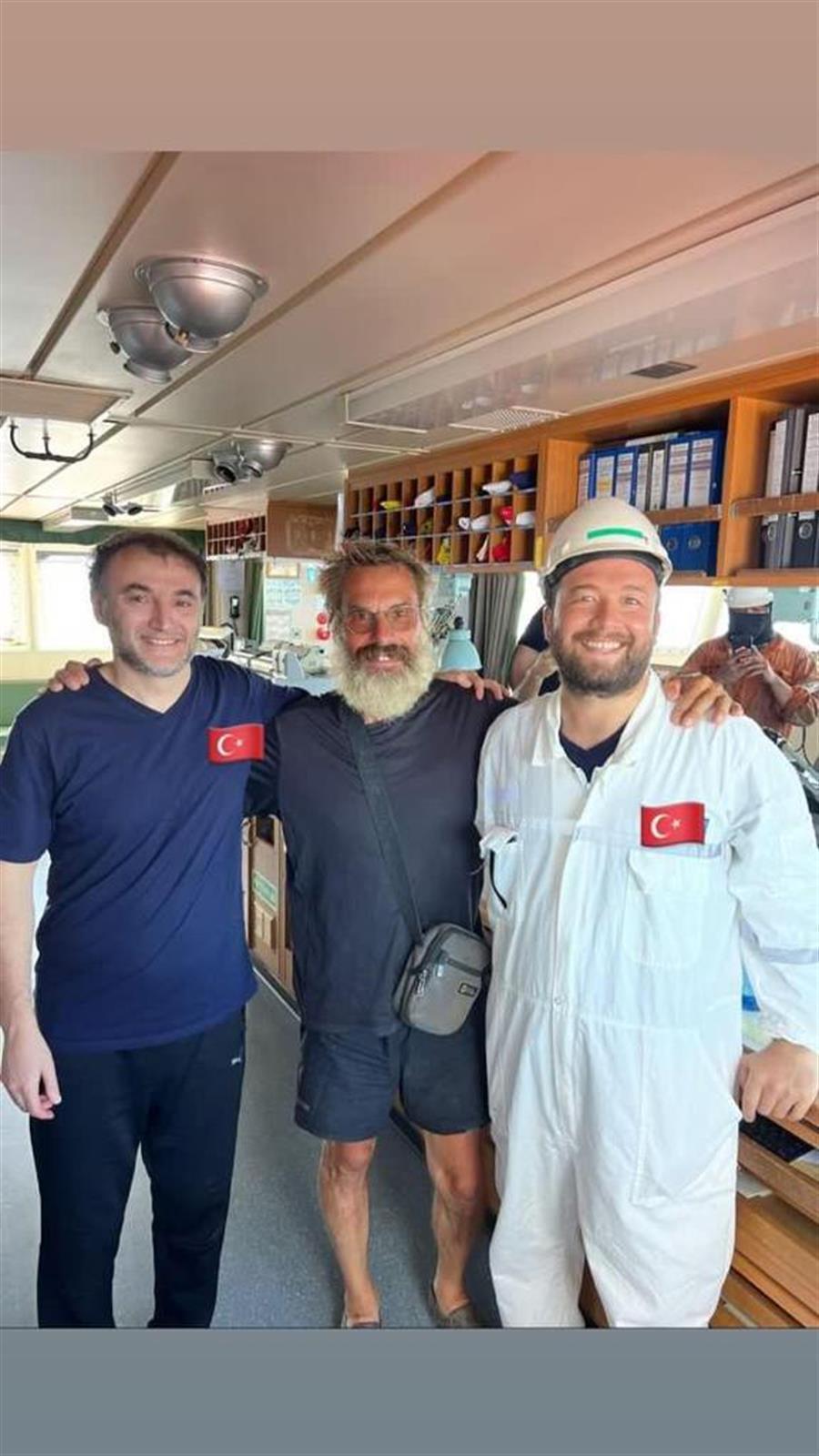 Turkish Sailors Rescue Man Stranded At Sea Türkiye News