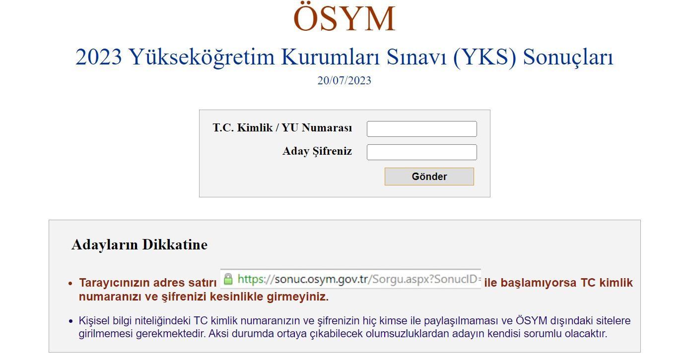 ÖSYM çöktü mü, açılmıyor mu? ÖSYM sonuç sayfasına neden girilmiyor ...