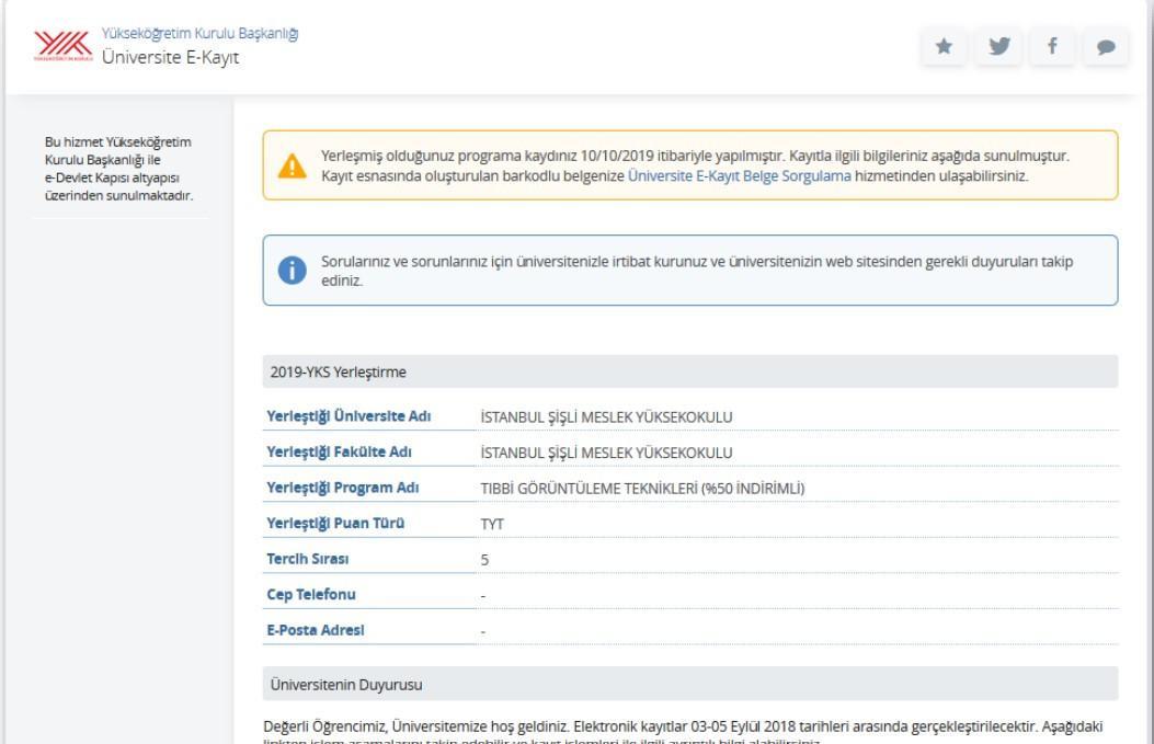 ÜNİVERSİTE KAYIT İŞLEMİ İÇİN SON GÜN! (Üniversite E-KAYIT Turkiye.gov ...
