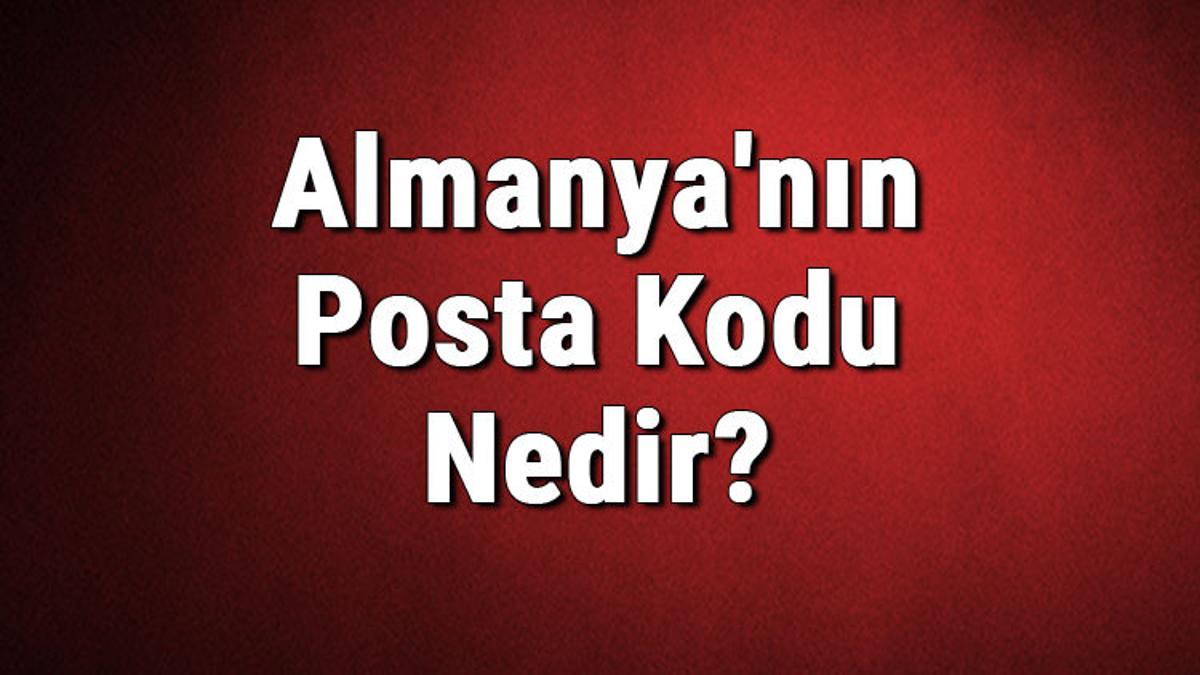 Almanya'nın Posta Kodu Nedir? Almanya Şehirleri Posta Kodları - Son ...