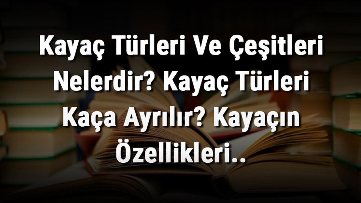 Kayaç Türleri Ve Çeşitleri Nelerdir? Kayaç Türleri Kaça Ayrılır ...