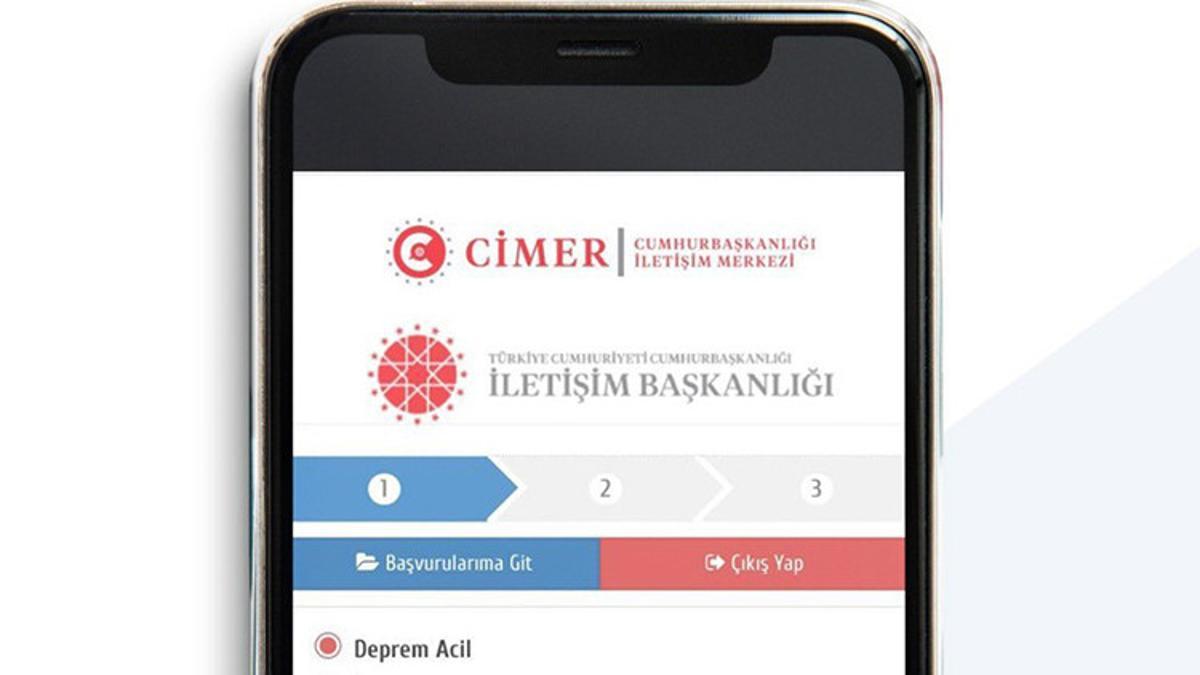 CİMER DEPREM ACİL EKRANI || CİMER deprem hattı sorgulama, ihbar nasıl ...