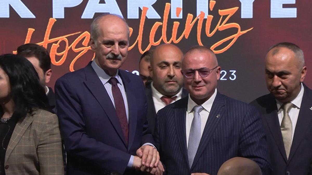 Zafer Partisi'nden istifa eden partililer törenle AK Parti'ye katıldı ...