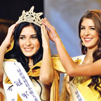 Turkish model crowned in China