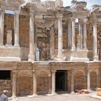 Ancient stage in Aegean province brought back to life for art performances