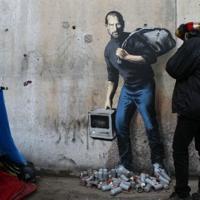 France to protect Banksy mural of Steve Jobs in Calais migrant camp
