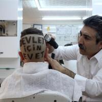 Turkish barber designs special haircut for upcoming referendum on ...