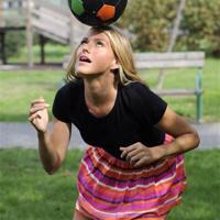 Beautiful 'Miss Sport' coaches Croatian football team