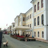Restoration of historic Istanbul high school building with heavy ...