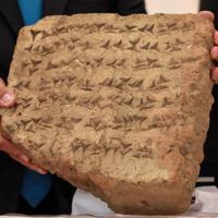 Iraq unveils ancient stone tablet returned by Italy