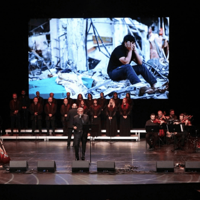 Concert held at AKM for Gaza