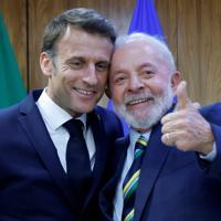 Macron quips about cuddly 'wedding' pics with Lula - World News