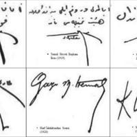 Ministry shares original signatures of Atatürk - Türkiye News