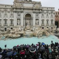 Rome's famed Trevi Fountain reopens after renovation works