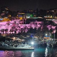 Antalya cliffs illuminated amid controversy - Türkiye News