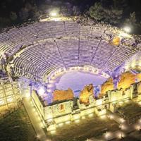 Patara welcomes visitors after dark