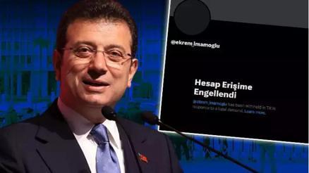 Ekrem İmamoğlunun X hesabına erişim engeli