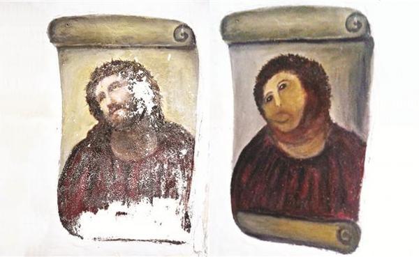 Jesus Fresco Restoration In Praise Of The Botched “Potato Christ”