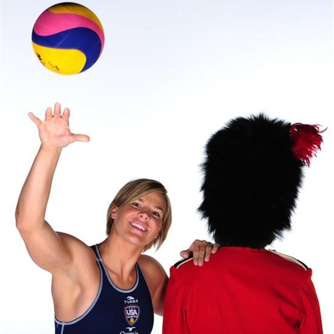 US Olympic team members pose for London 2012