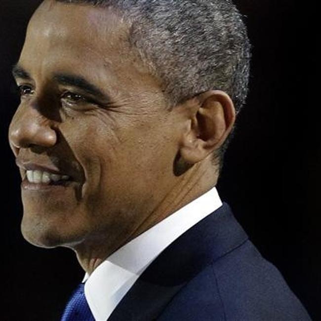 Obama wins second term in office