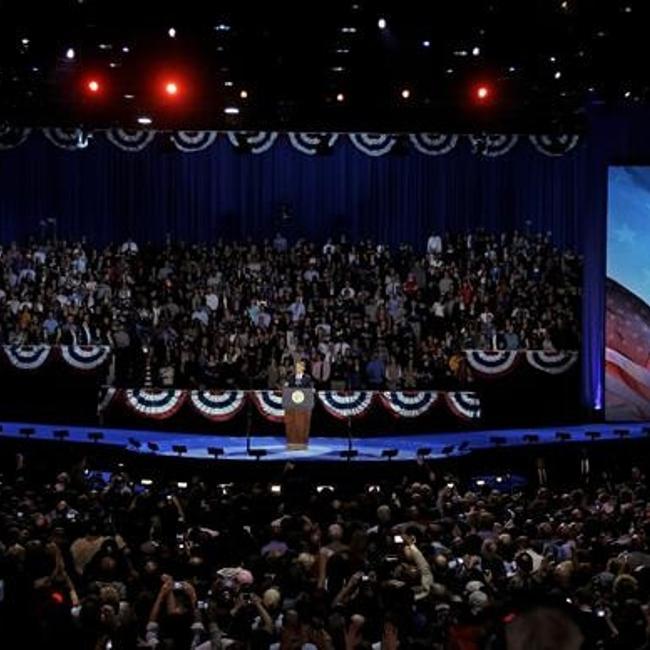 Obama wins second term in office