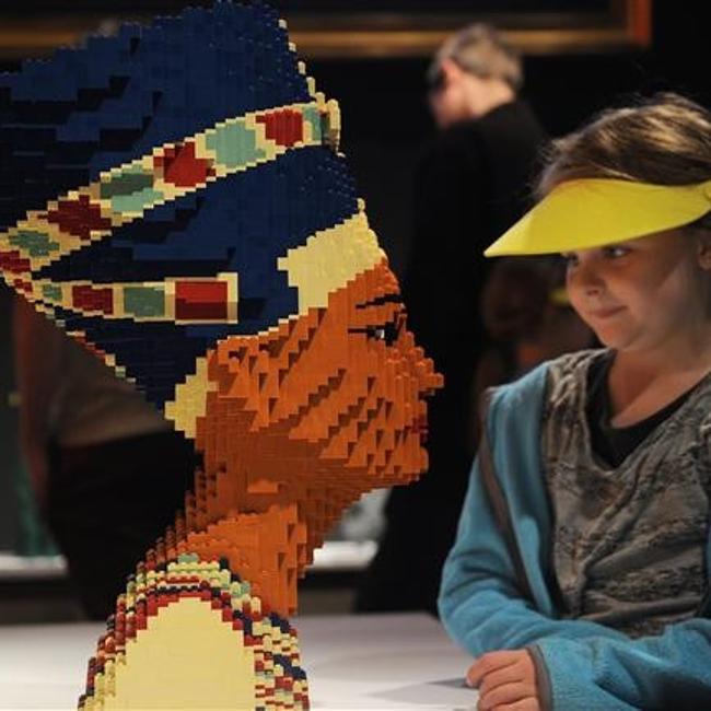 'Art of the brick' exhibition in New York