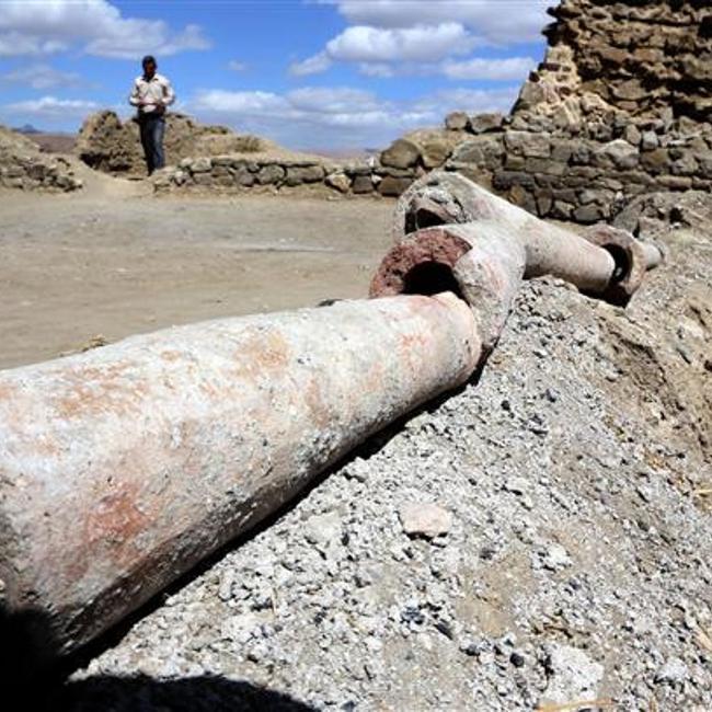 360-year-old water system unearthed in ancient Hoşap Castle in Van
