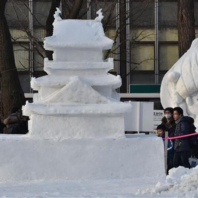 Sapporo Snow Festival in Japan