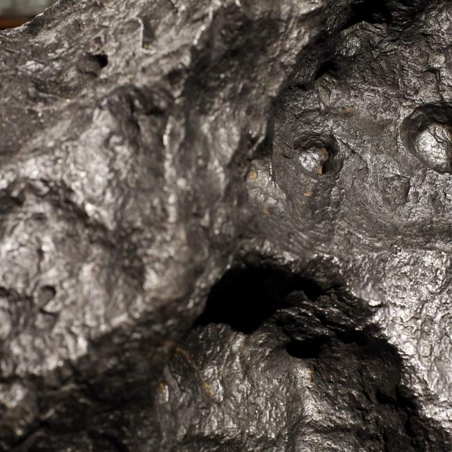 Meteorites on display at auction house