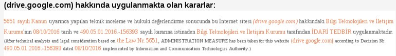 Dropbox, OneDrive, Google Drive, Github ve Archive.org Türkiyede engellendi