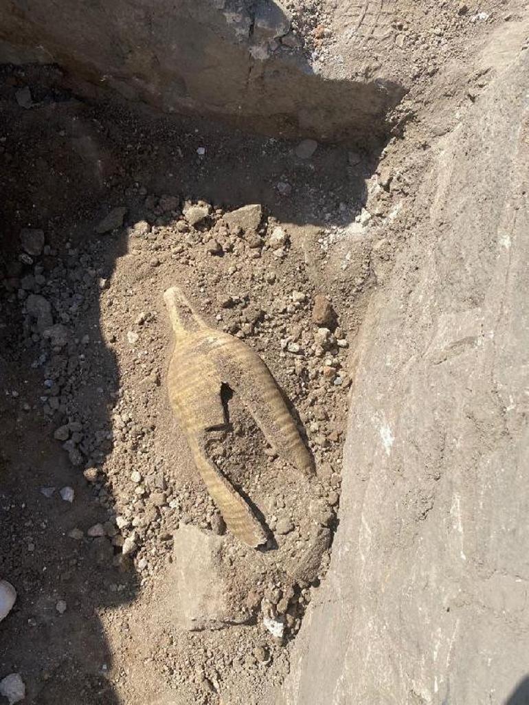 Bölgede ilk kez bulundu... 1700 yıllık mafora müzeye teslim edildi ...