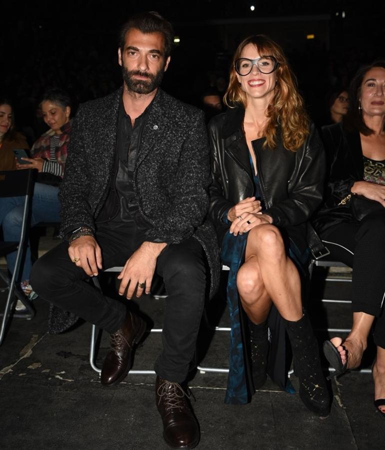 Dizideki aşkıyla sevgilisini izledi... İlker Kaleli ve Maggie Civantos ...