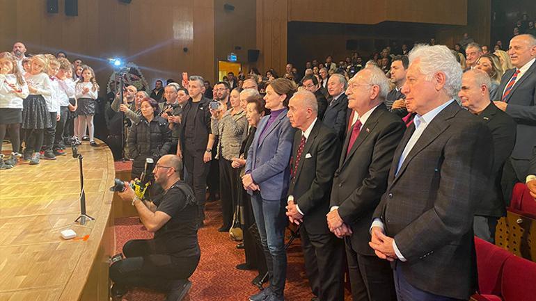 Müjdat Gezen'in 70'inci sanat yılı, Kılıçdaroğlu'nun katıldığı törenle ...