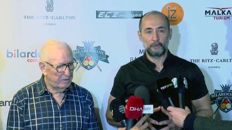 Dünya bilardo efsanesi Raymond Ceulemans, Tümer Metin ile karşılaştı - Spor Haberleri