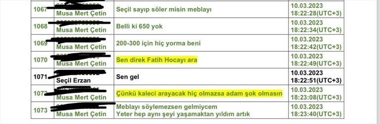 Seçil Erzan’ın Candaş Gürol ve Tercüman Mert Çetin ile mesajları ortaya ...
