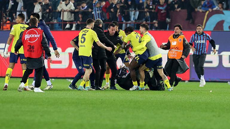 Trabzonspor - Fenerbahçe maçında çıkan olaylarda en çok tartışılan ...