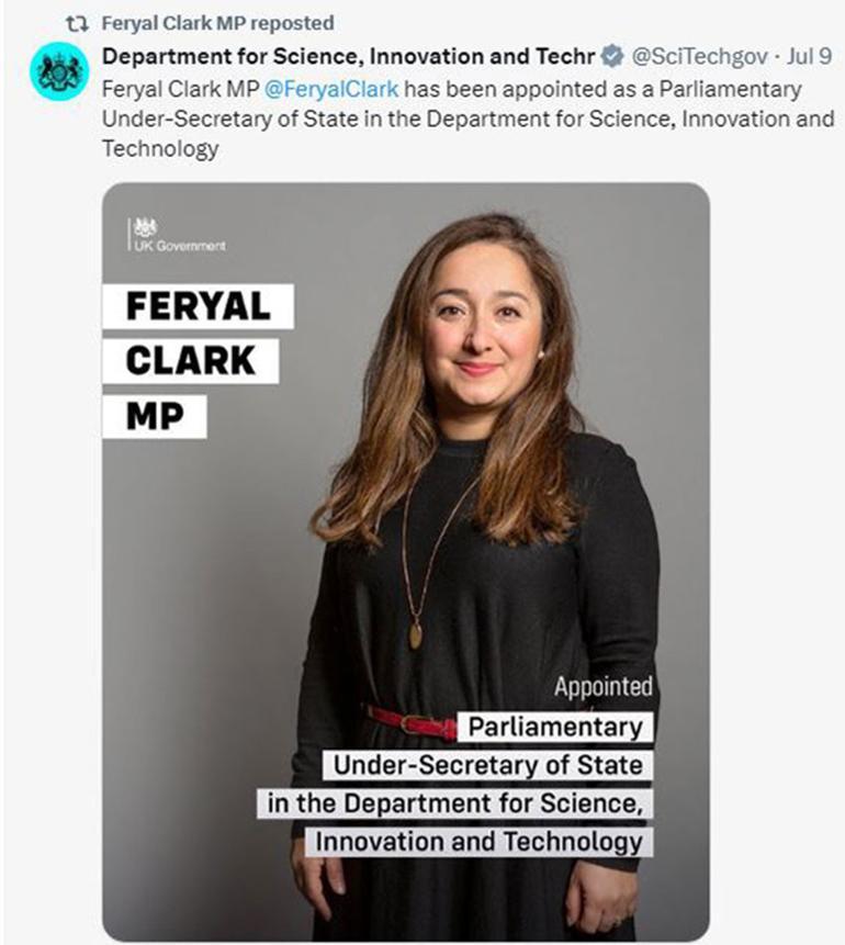 Feryal Clark’a büyük görev! - Son Dakika Haberler