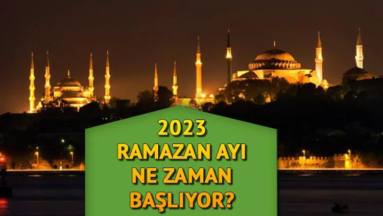 RAMAZAN ne zaman başlıyor, ne zaman bitiyor? Diyanet üç aylar Recep ...