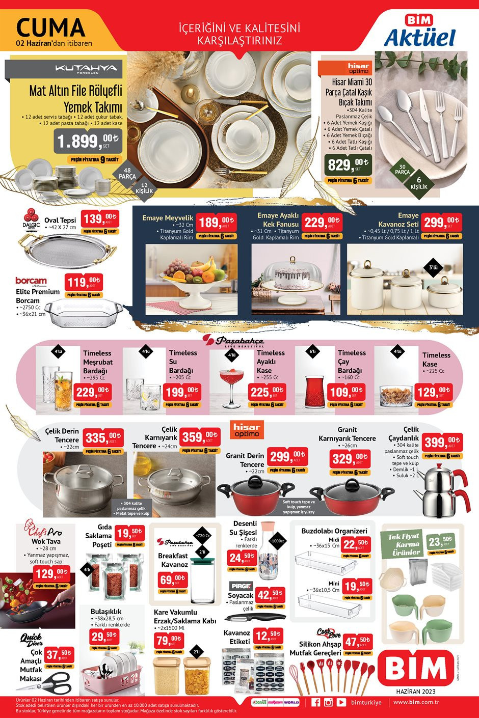 BİM AKTÜEL KATALOĞU 2 HAZİRAN 2023 (YENİ) || BİM'de bu hafta neler var ...