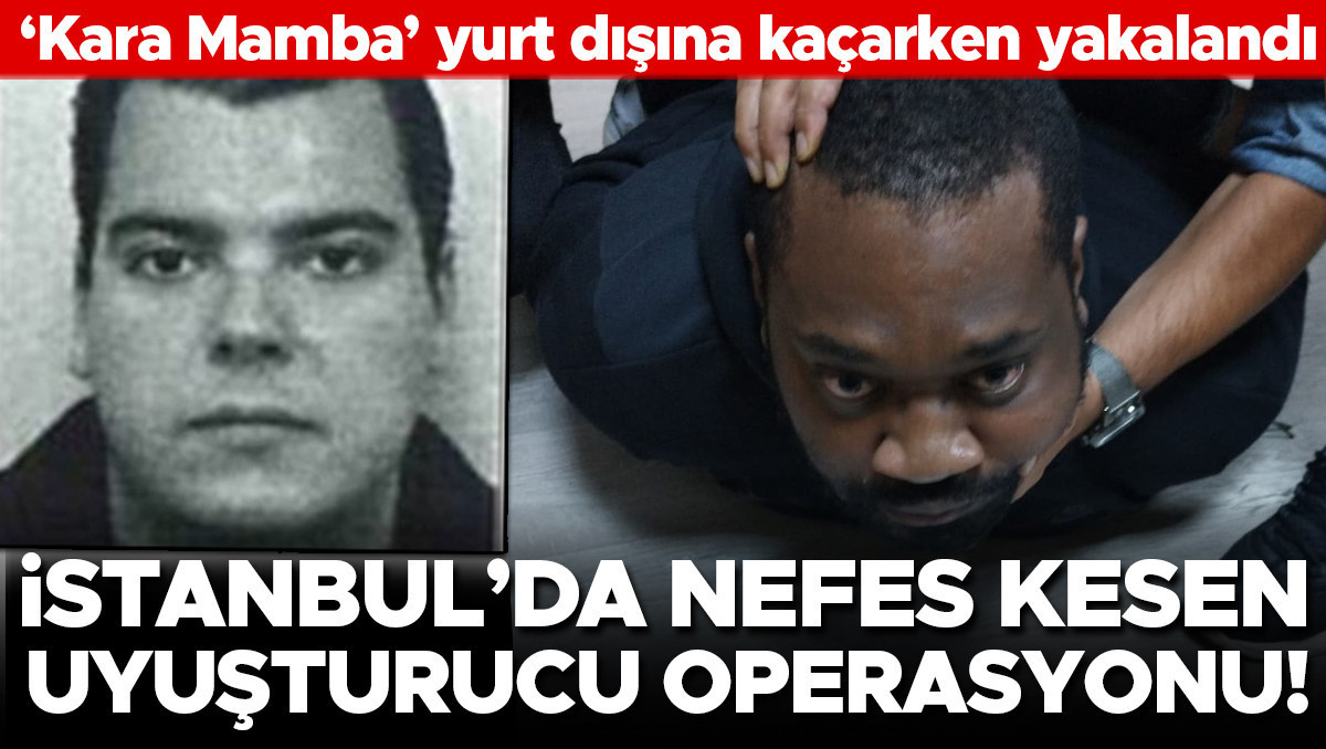 Uyuşturucu baronu Leijdekkers'ın sağ kolu 'Kara Mamba' yurt dışına ...