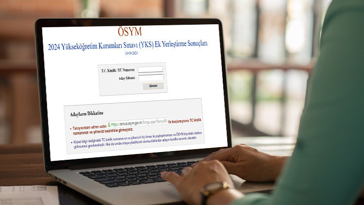 YKS EK TERCİH SONUÇLARI ÖSYM 2024 SORGULAMA EKRANI (ais.osym.gov.tr ...
