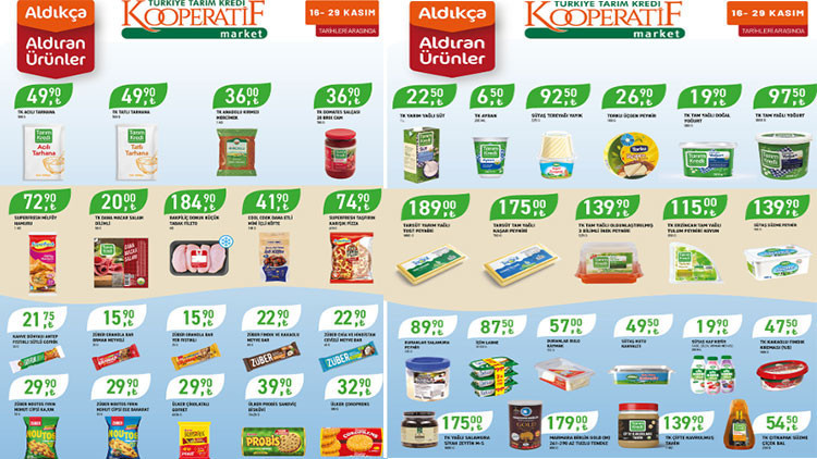 RAFLARDA! 20-29 KASIM Tarım Kredi Kooperatif indirimli ürünler kataloğu ...
