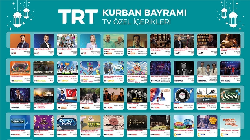 TV YAYIN AKIŞI 6 HAZİRAN 2025 BAYRAM ÖZEL PROGRAMLARI || Bayramda tv'de ...