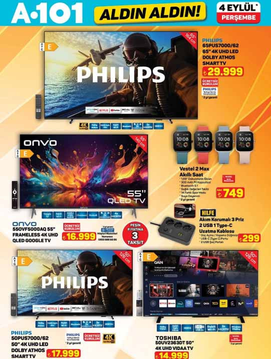 SATIŞA SUNULDU! A101 HAFTANIN İNDİRİMLERİ 4 EYLÜL || A101 afişi ile bu hafta marketlere neler ...